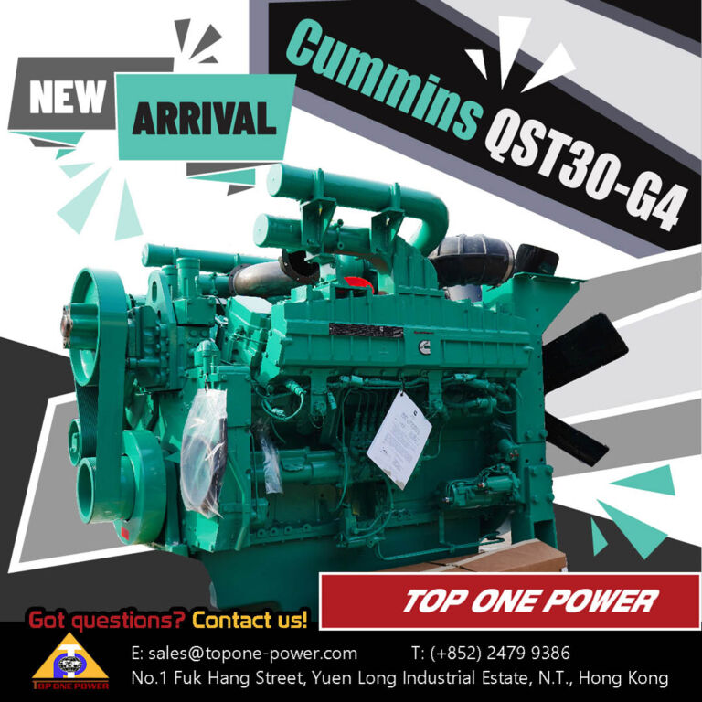 Cummins QST30-G4 engines - Top One Power