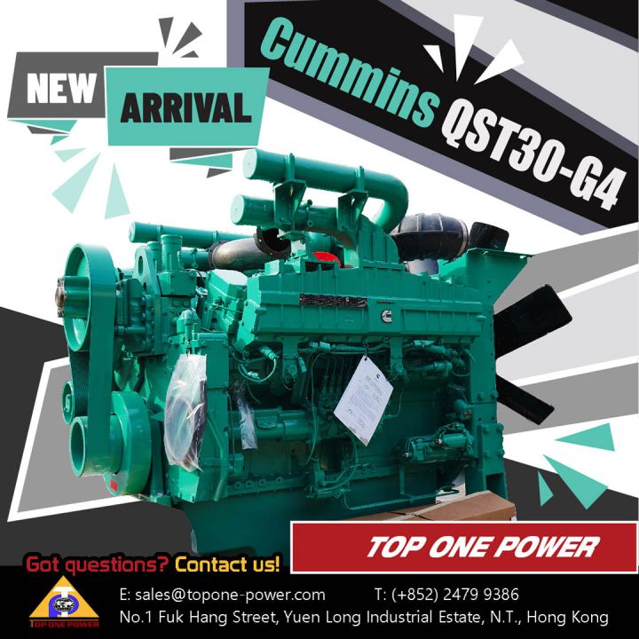 Cummins QST30-G4 engines - Top One Power