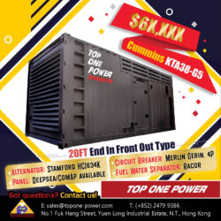 Cummins KTA38-G5 20ft Enclosure Diesel Generator - Top One Power