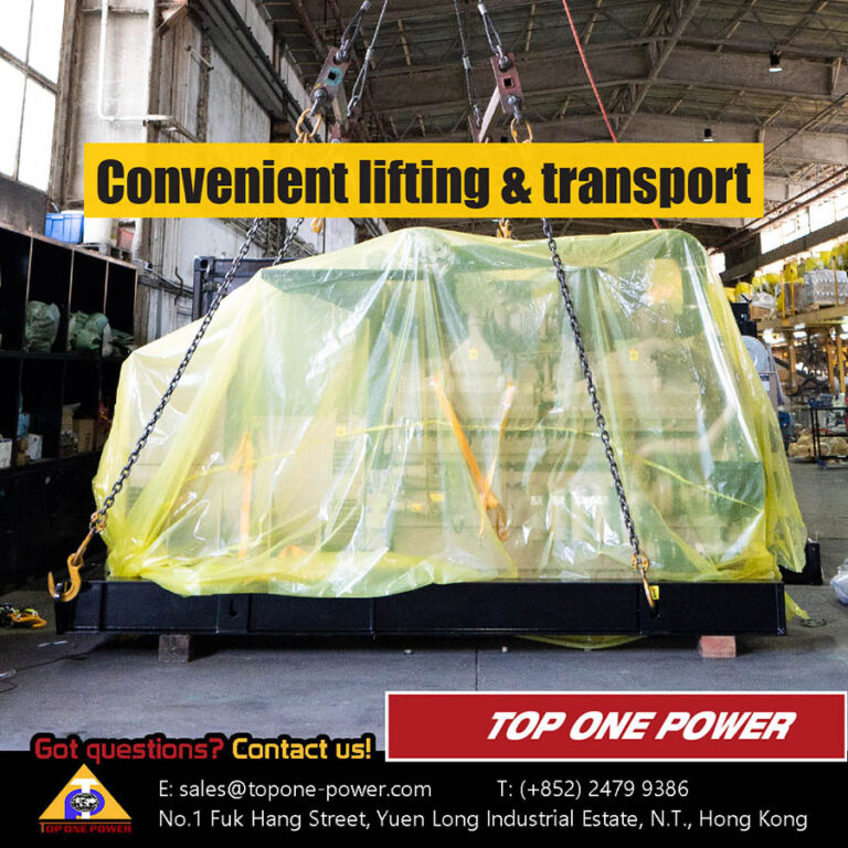 Rigid Base Fame Design of our Cummins QSK60 Genset Series - Top One Power