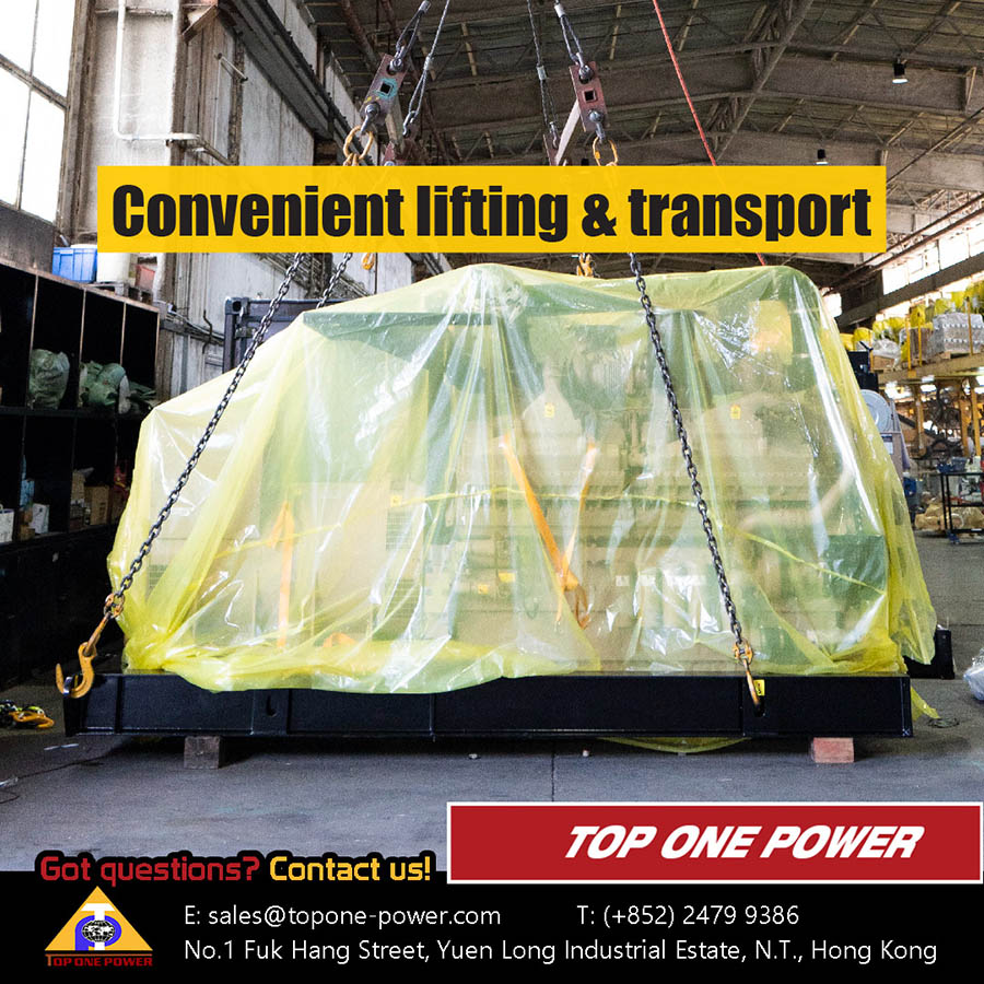 Rigid Base Fame Design of our Cummins QSK60 Genset Series - Top One Power