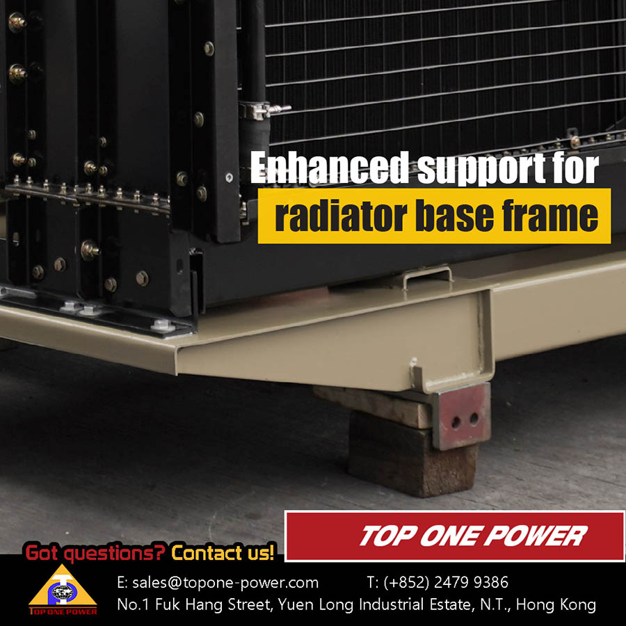 Rigid Base Fame Design of our Cummins QSK60 Genset Series - Top One Power