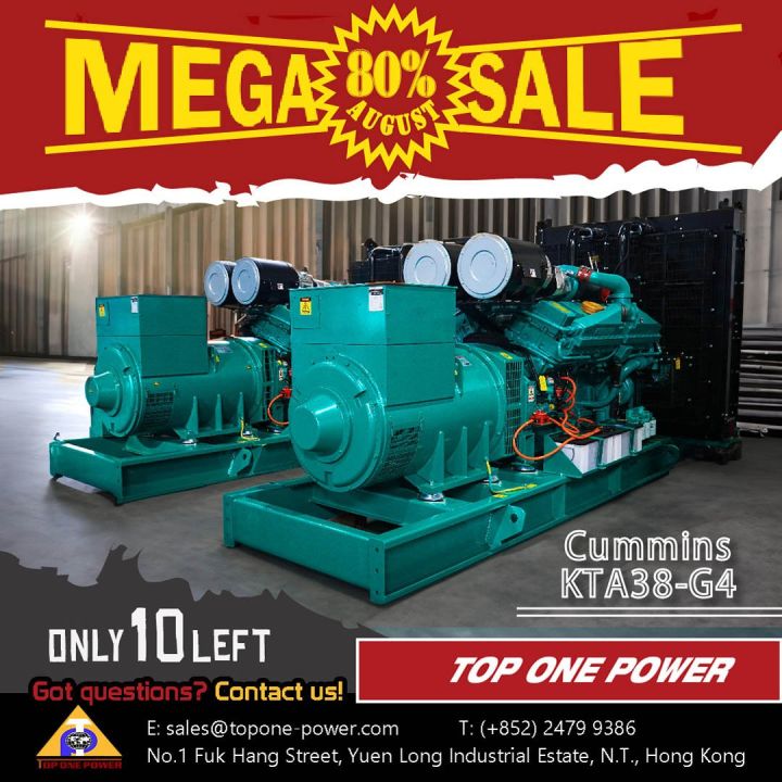 Unleash the Power of August: Get 20% Off on KTA38-G4 Diesel Generator ...