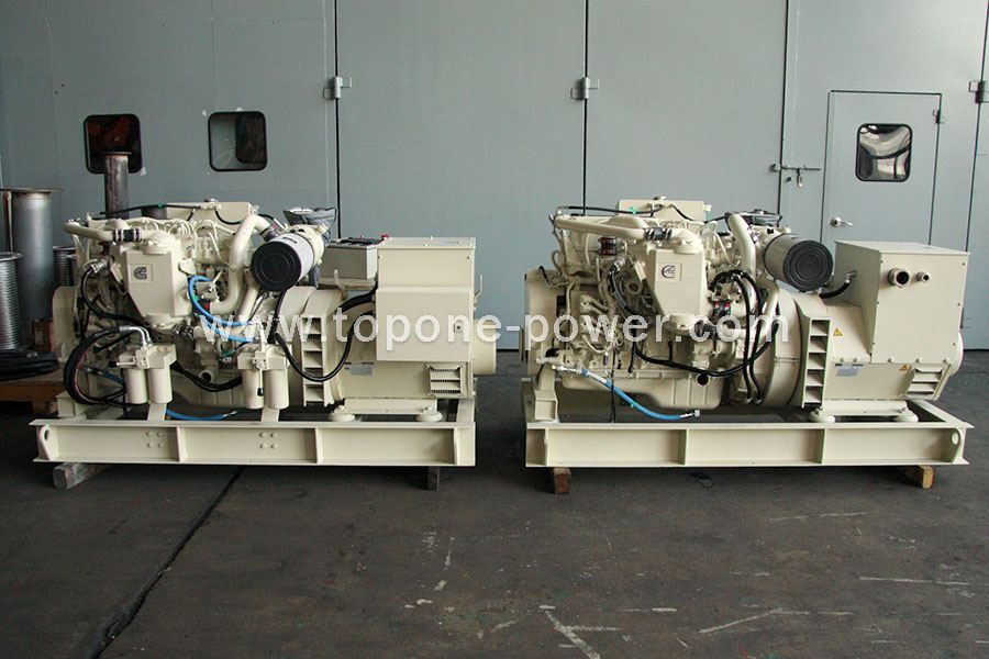 Marine Generator Sets: 40kW to 800kW | TOP ONE Power - Diesel ...