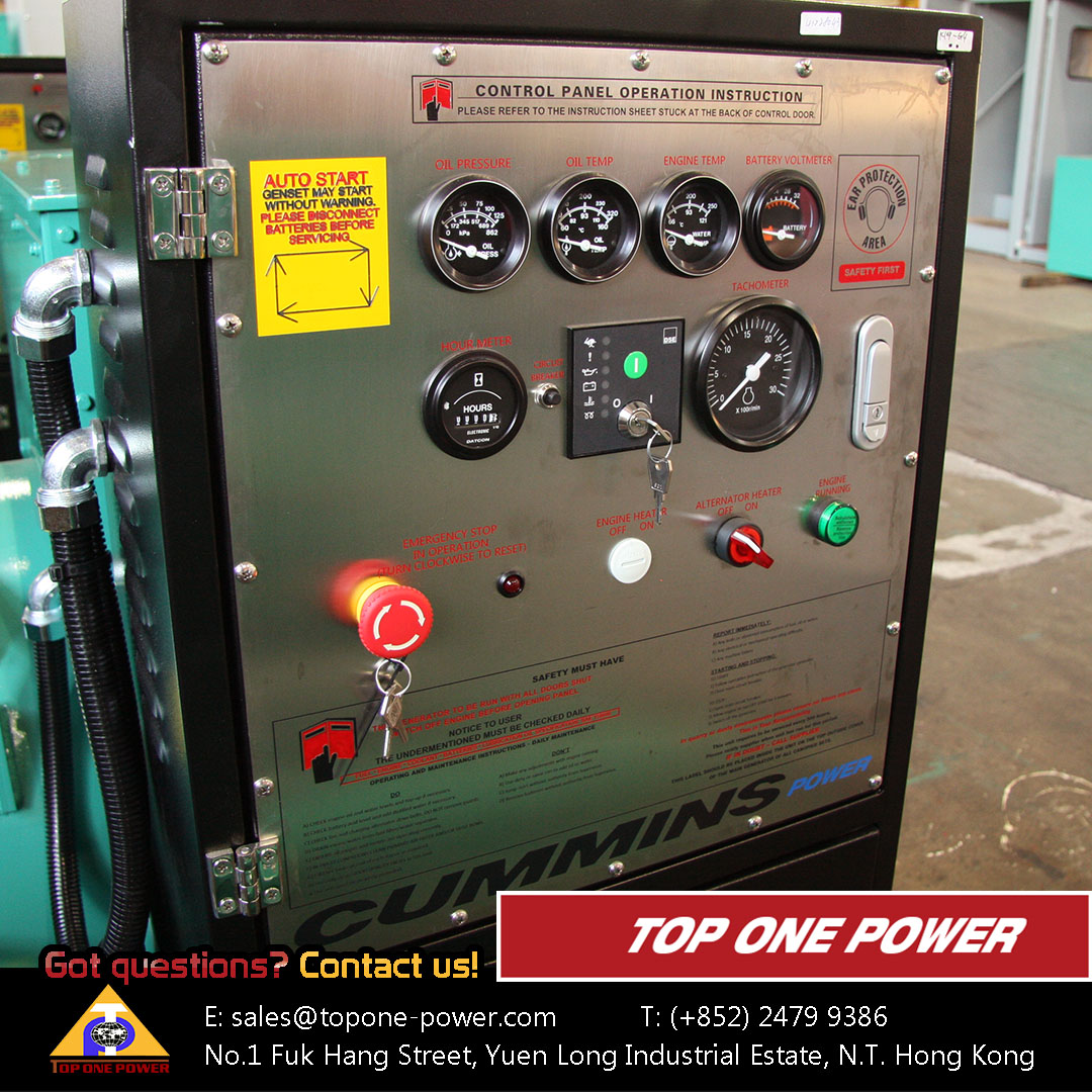 Key Start Control Panel - Top One Power