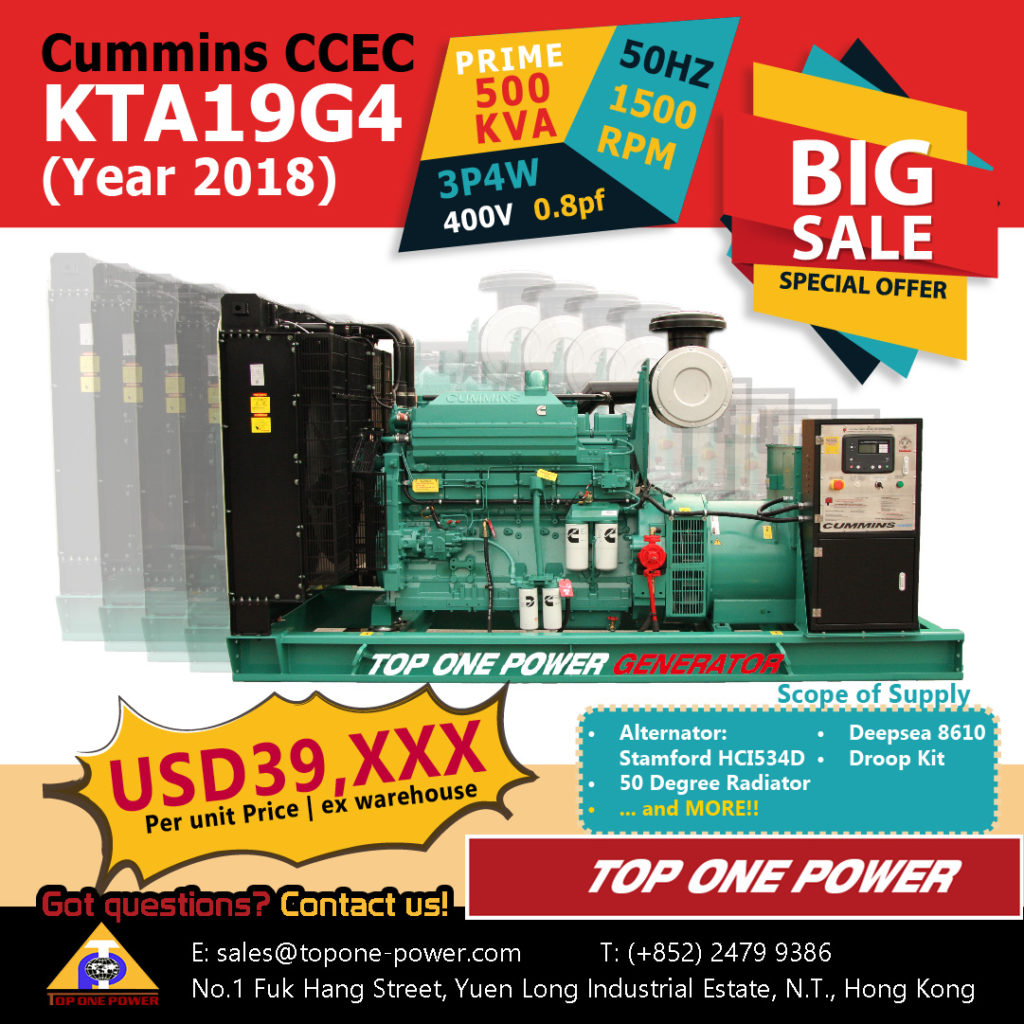 Kubota V1505-BG genset on sale - Top One Power