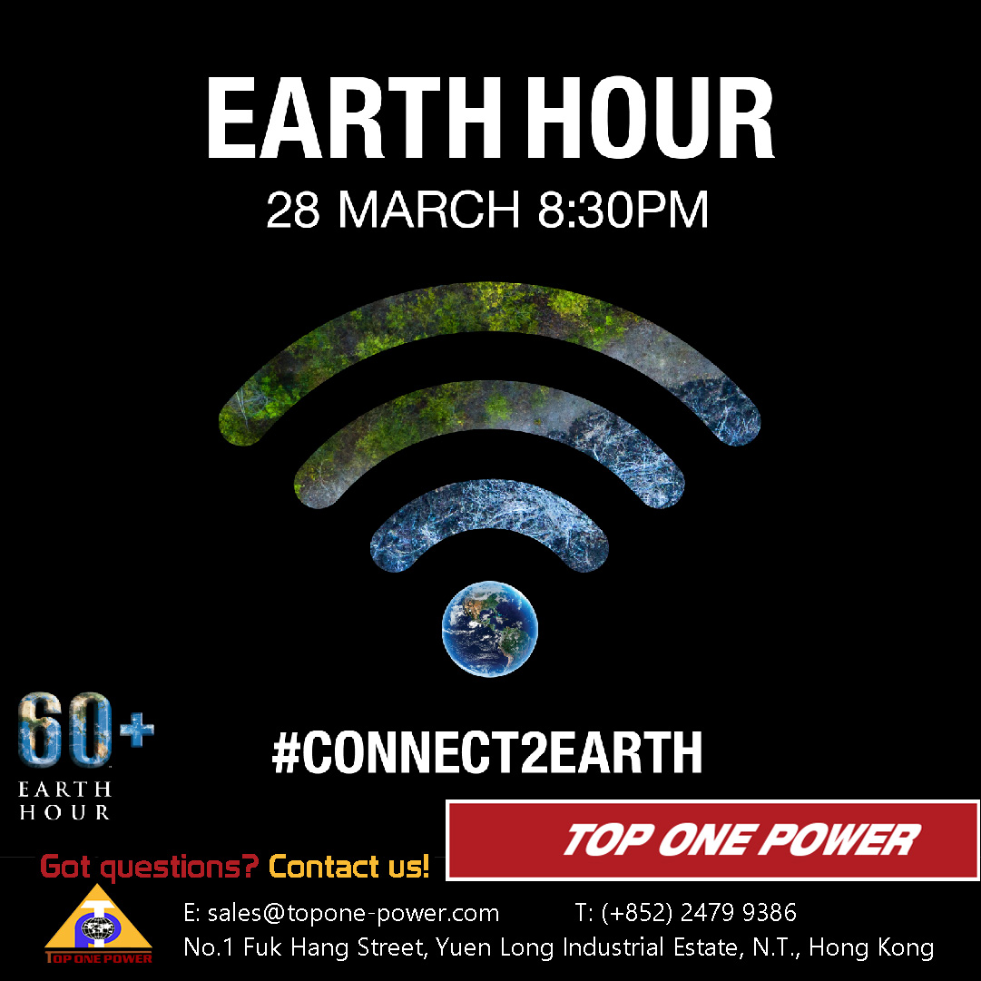 Time to support Earth Hour! - Top One Power
